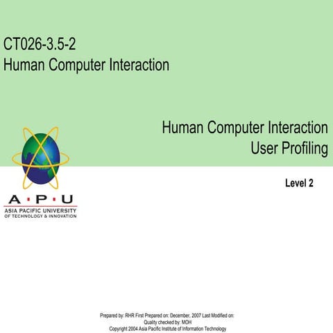 HCI - 8_User Profiling Updated_2018.pptx