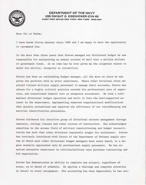 U S Navy Letter Of Recommendation 2 u-s-navy-letter-of-recommendation-2