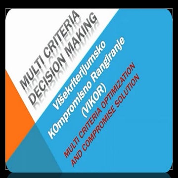8 MCDM techniques for decision making -VIKOR.pdf