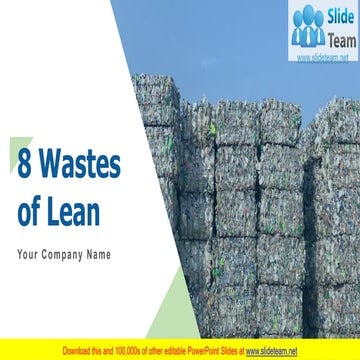 8 Wastes Of Lean PowerPoint Presentation Slides | PDF