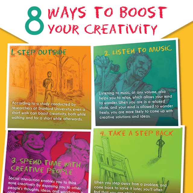 8 Ways to Boost Your Creativity | PDF