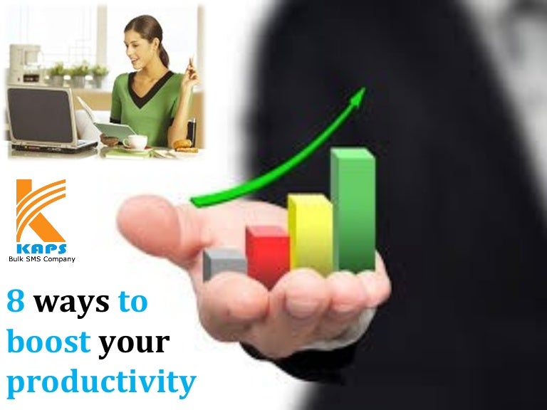 8 ways to boost your productivity