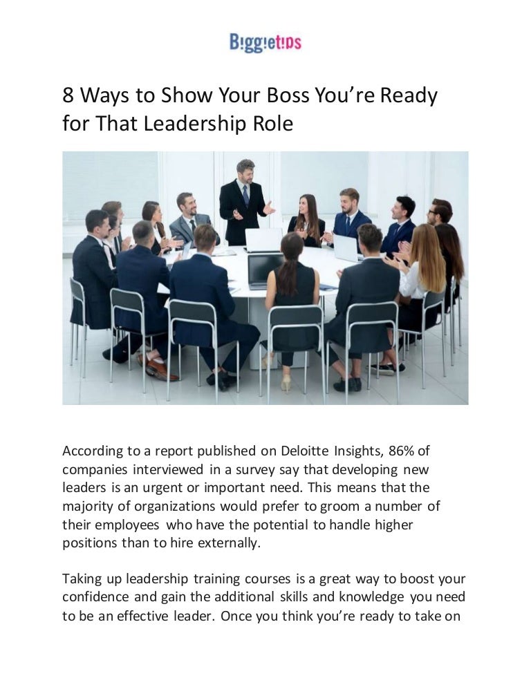8 Ways To Show Your Boss You re Ready For That Leadership Role 8-ways-to-show-your-boss-you-re-ready-for-that-leadership-role
