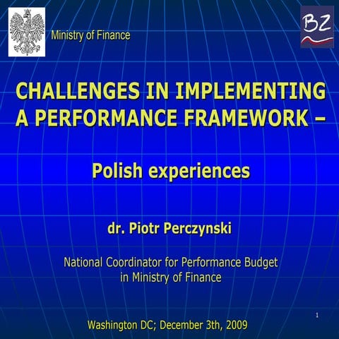 9 10.15am Challenges In Implementing A Performance Framework (P ...