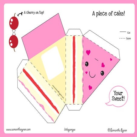 cake papercraft | PDF