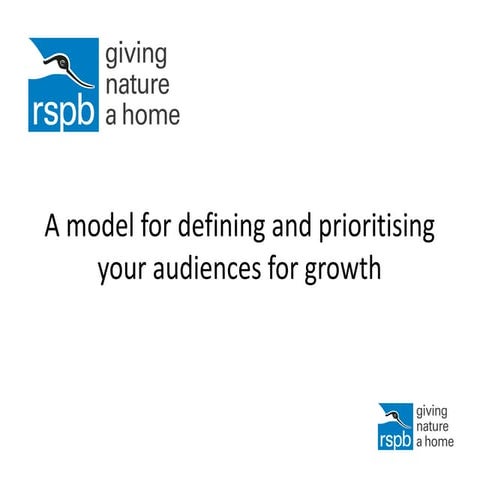 A model for defining and prioritising your audiences for growth ...