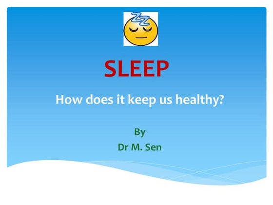 Importance of sleep | PPTX
