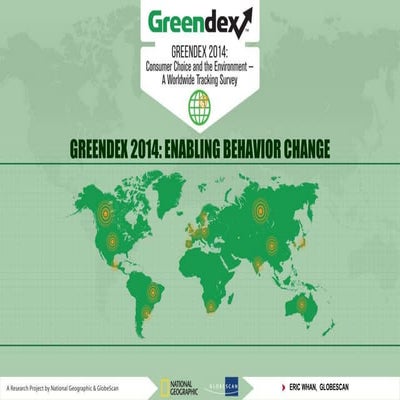Greendex 2014: Enabling Behavior Change | PPTX