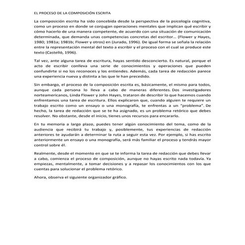 9. El proceso de la composicion escrita | DOCX