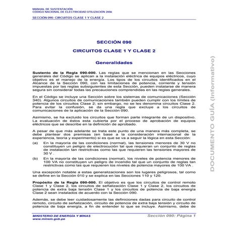 9. sección 090-circuitos clase 1 y 2 | PDF
