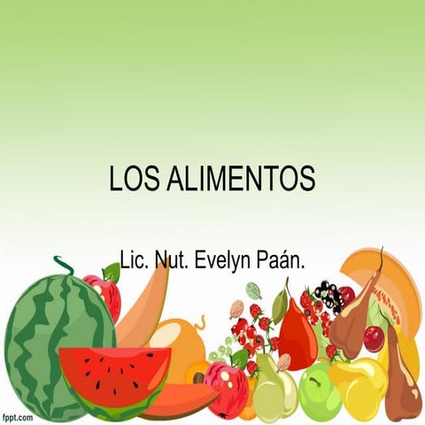 Los alimentos FOOD | PPT