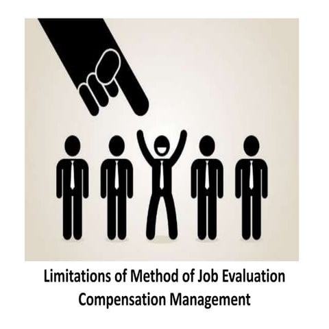 Limitations of method of job evaluation - compensation management - Manu Melwin Joy | PPTX