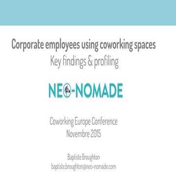 Coworking corporate users different personas | PDF