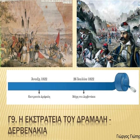 Γ9. Η εκστρατεία του Δράμαλη - Δερβενάκια | PPTX
