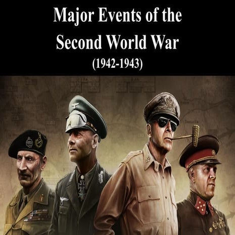 Major Events of WWII [power point] 1942 43 | PDF