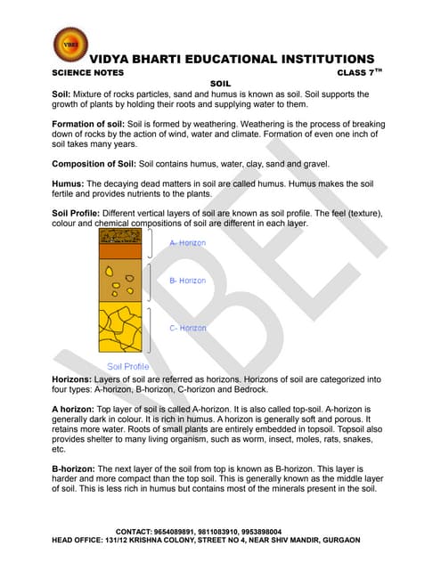 Class IV Science -Soil | PPTX | Gardening | Home & Garden