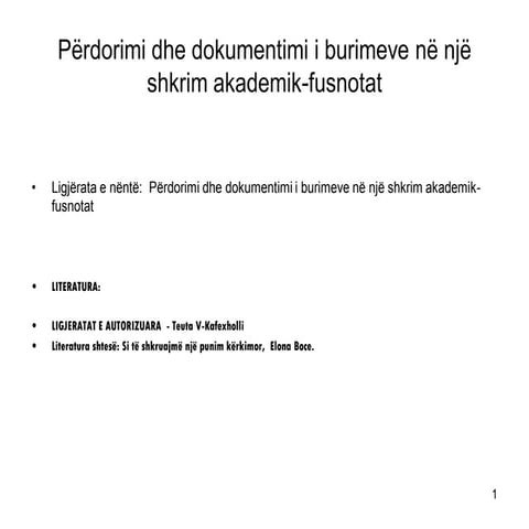 9.përdorimi i burimeve_në_një_shkrim_akademik | PDF