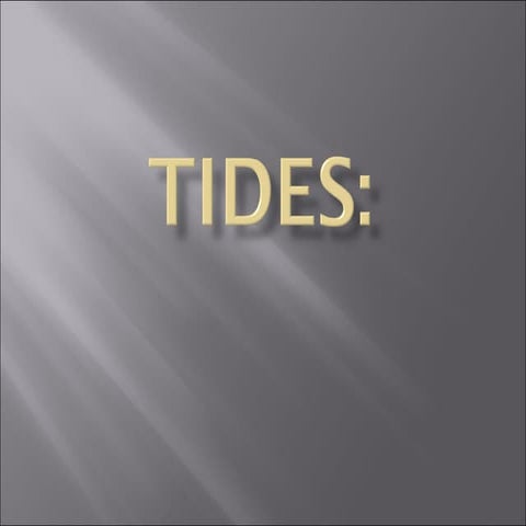 Marine Tide Notes | PPT