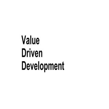 Катерина Сиротинська / Денис Рибальченко “Value Driven Development ...