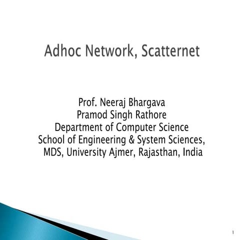 9.ad hoc network, scatternet connection establishment procedure copy | PPT