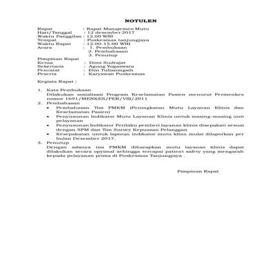 9.1.1.1 notulen | DOCX
