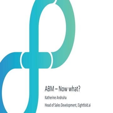 ABM - Now What? | PPT