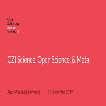 9. CZI, open science, and meta | PDF