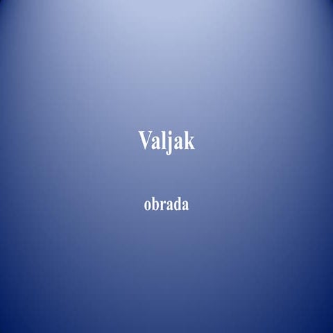 9. valjak | PPT