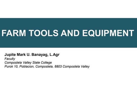 CLASSIFICATION OF FARM TOOLS- TLE Agricrops Production.pptx