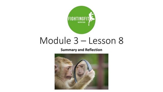 Summary And Reflection | PPTX | Fitness and Exercise | Healthy Living