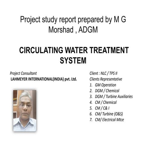 Circulating water treatment project | PPT