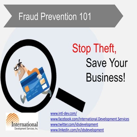 IDS: Fraud Prevention 101 | PPTX