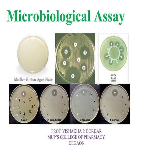 Microbiological assay-Principles and methods of different ...