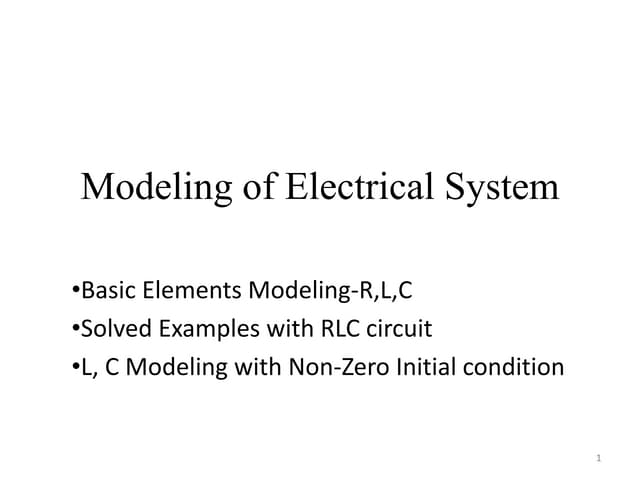 modeling of MECHANICAL system (translational), Basic Elements Modeling ...