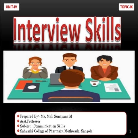 Interview Skills | PPTX