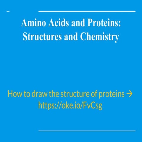 9.amino acids and proteins structures and chemistry | PPT