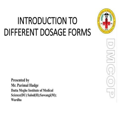 6. Introduction to different dosage form part 6.ppt