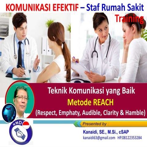 Teknik Komunikasi yang Baik dengan Metode REACH _Training "Effective ...