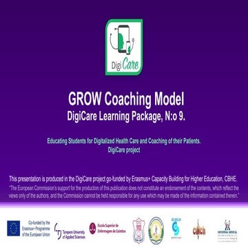 GROW Coachin Model. DigiCare Learning Package 9.pptx