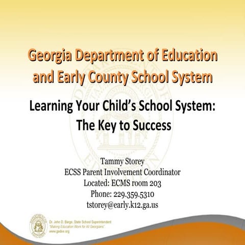 Navigating the Early County School System 2012-2013 | PPT