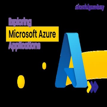 Swipe to explore Microsoft Azure’s versatile applications across ...