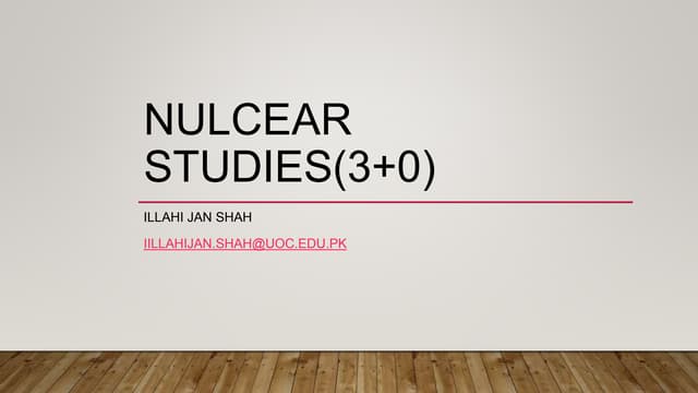 8 - Non Proliferation Regime.pptx