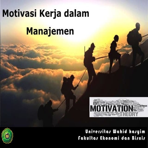 Materi Pelatihan Motivasi Kerja Karyawan | PPTX