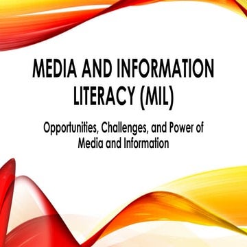9.MIL 8. Opportunities ,Challenges, and Power of Media and Information.pptx