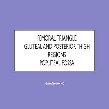 Femoral triangle. | PPTX