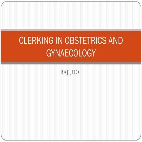 History taking format for gyne | PDF