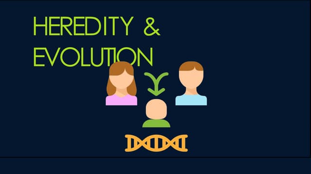 Heredity class 10, Biology most important chapter | DOCX