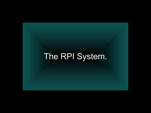 RPI system | PPTX