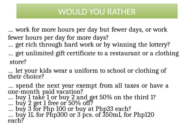 Business Math Chapter 1 | PPT