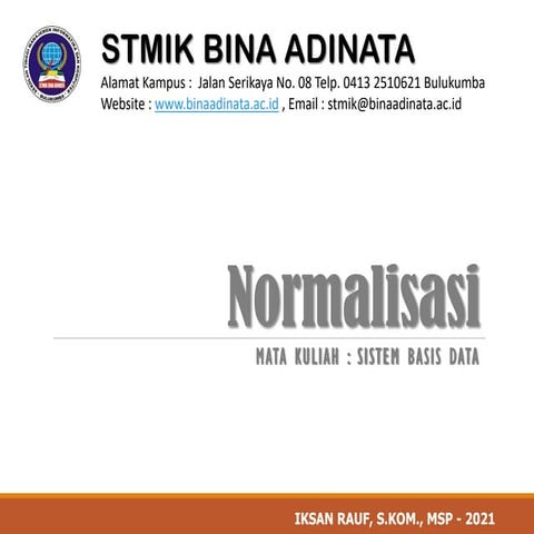 9. Pengenalan tahapan proses Normalisasi.pdf